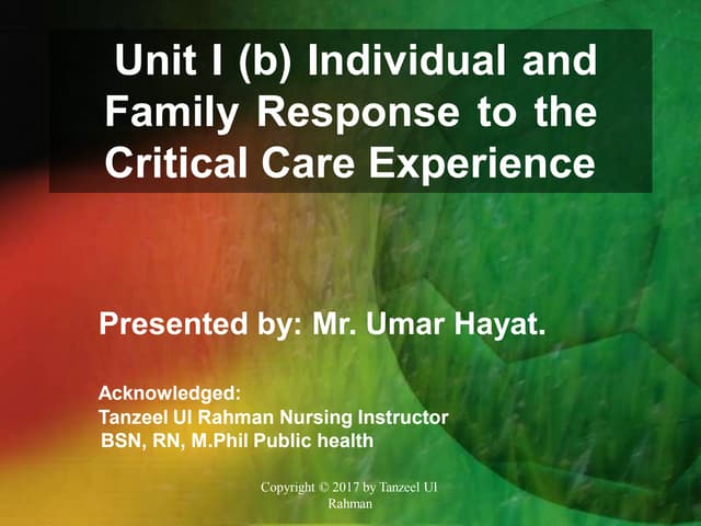 Family counselling In ICU and management.pptx