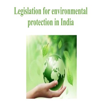 Environmental Laws in India | PPTX