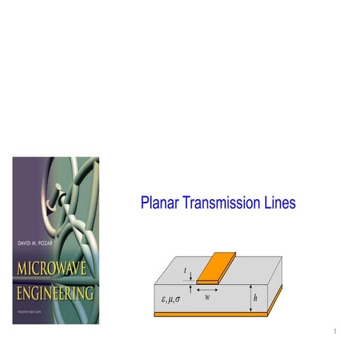 Unit 1B_Planar Microstrip Line, Slot Line & CPW_MWE_BEC-34.pptx ...