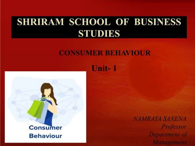 UNIT 1 CB.pptx consumer behavior mba 3 sem notes | PPT UNIT 1 CB.pptx consumer behavior mba 3 sem notes | PPT