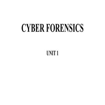 UNIT 1Computer forensics science. .pptx