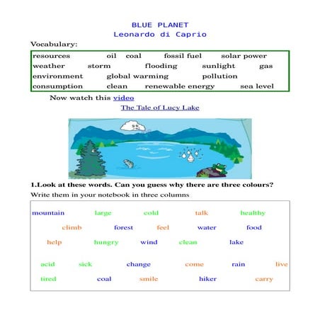 Animals and plants activities | ODT