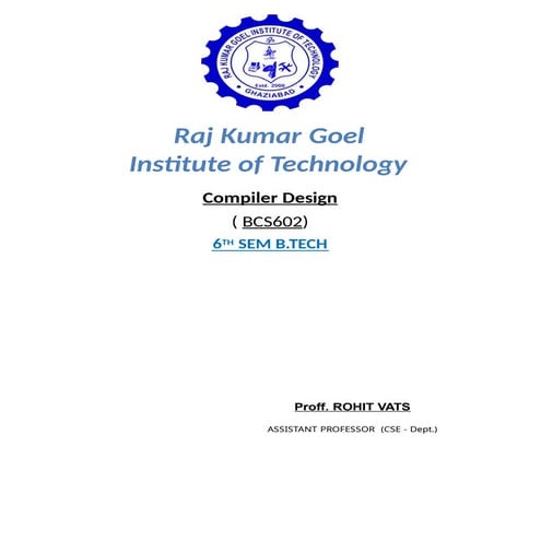 UNIT 1 COMPILER DESIGN TO BE ENHANCE THEIR FEATURES AND BEHAVIOURS.pptx