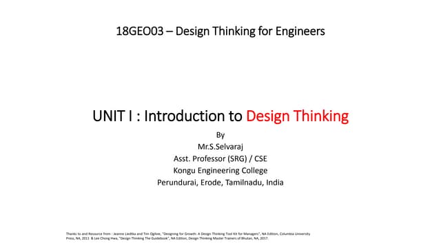 Design thinking notes | PDF