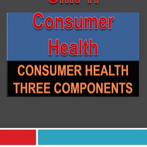 Unit 1 CONSUMER HEALTH.pptx