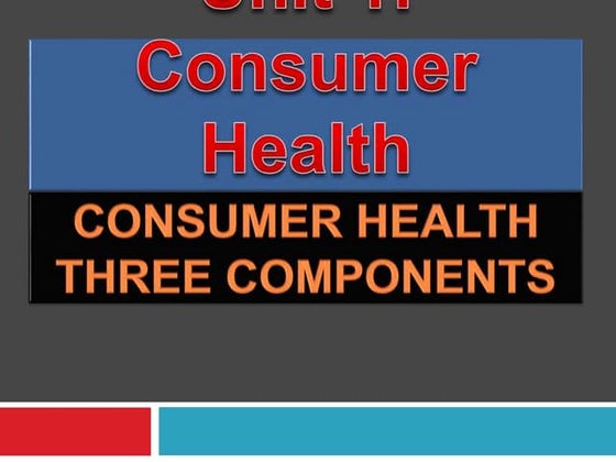 Quarter1 - HEALTH 10 _ CONSUMER HEALTH.pptx | Alternative Medicine ...