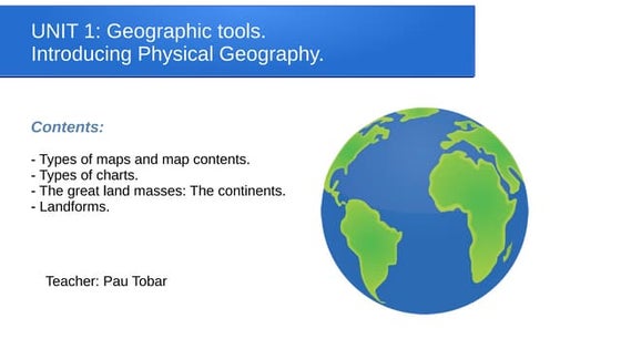 Unit 2 Earth, second part - 3rd primary | PPT