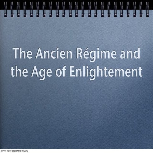 Unit 1 ANCIENT REGIME | PPT