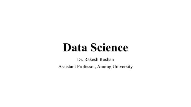 Data Science Topic And Introduction To Basic Concepts Involving Data Management And Cleaning Ppt
