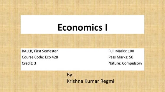 Definitions of Economics | PPT | Government Support and Welfare ...