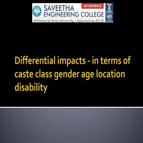 Unit1e differential impact | PPTX