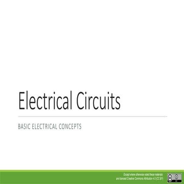 Unit 1 Electrical Circuits and independent source | PPTX