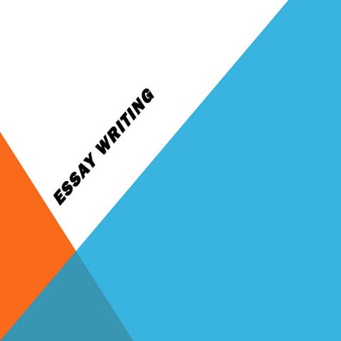 Unit 1 essay writing | PPT