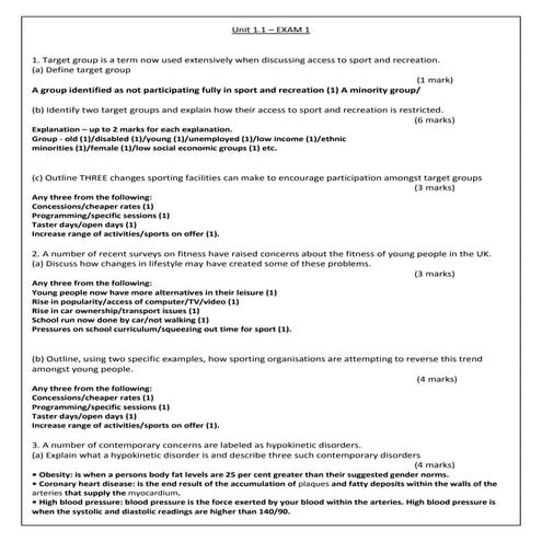 Unit 1 exam 1 answers | DOCX | Heart and Cardiovascular Diseases ...