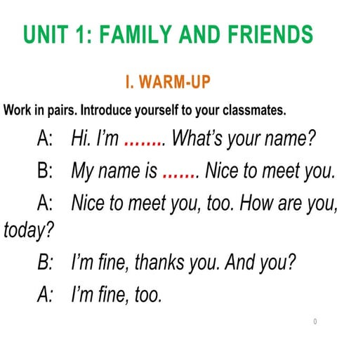 Unit 1 Family and Friends.pptx