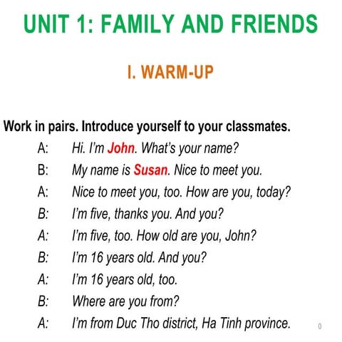 Unit 1- Family and Friends textbook.pptx