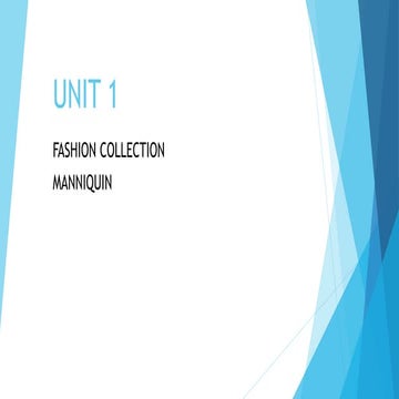 UNIT 1 FASHION COLLECTION .pptx