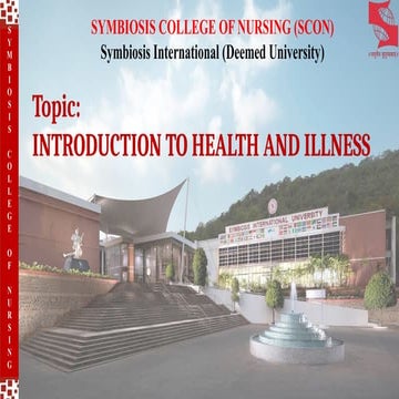 UNIT 1 fon introduction of health and illness | PPTX