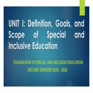 unit 1 FOUNDATION of Special and Inclusive .pptx