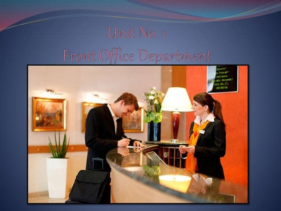 Duties and Responsibilities of Front Office.pptx | Hotels and Motels ...