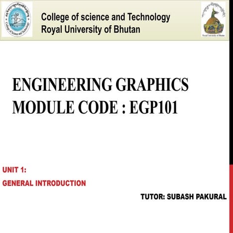 Comprehensive Introduction to Engineering Graphics and Drawing ...