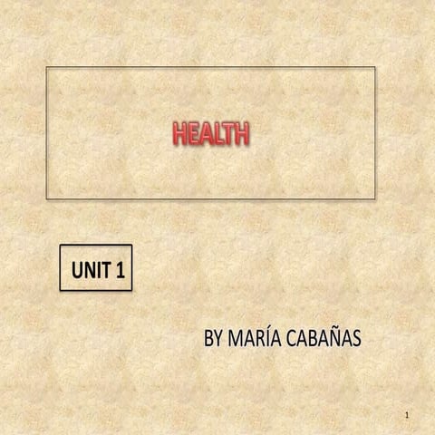 Unit 1 health maria s | PPTX | Infectious Diseases | Diseases and ...