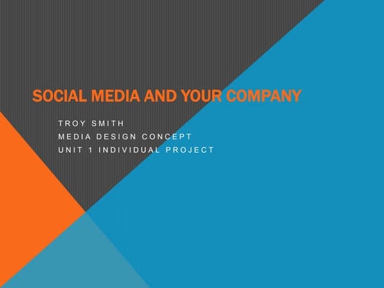 Social media james burch | PPT