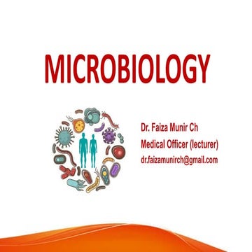 Microbiology ppt | PPTX