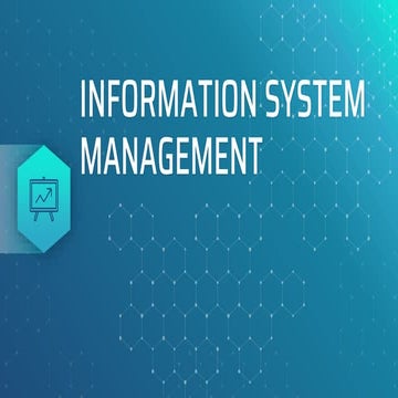 Theory Information System Management BBA | PPT