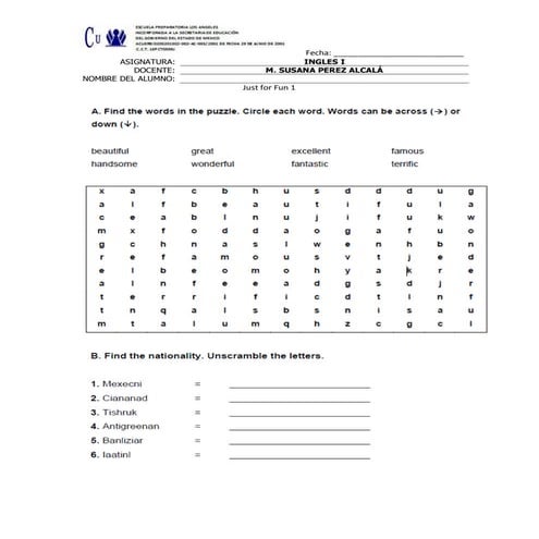 Unit 1 just for fun | PDF