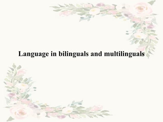 The natural order hypothesis | PPT