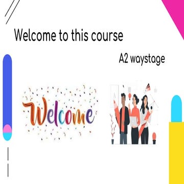 Unit 1 lesson 2 this is for a eA2 English level | PPT