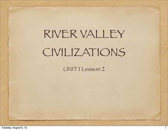 Early civilization | PDF