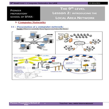 Typical elements in a LAN | PPTX
