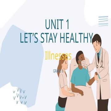 LET’S STAY HEALTHY & KINDS OF ILLNESSES. | PPTX | Cold and Flu ...