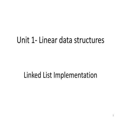 linked list | PPT