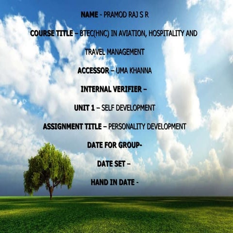 frankfinn personality development Unit1 Lo3 | PPT