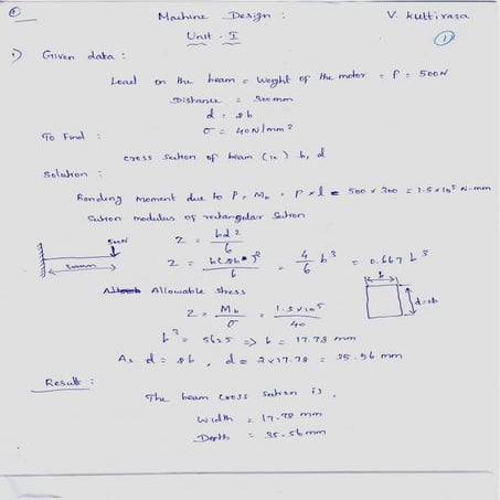 Unit_1_Machine Design.pdf useful for stu | PDF