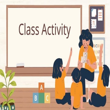 Introduction of School Activities (Vocabulary) | PPT