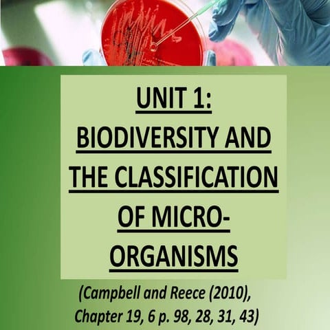 Unit 1 microorganisms | PPTX