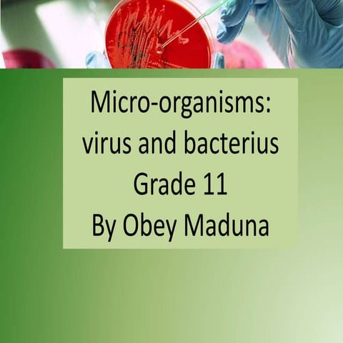 Unit 1 microorganisms students | PPT