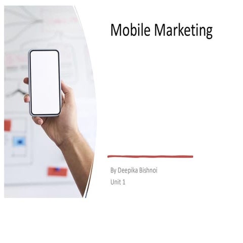 INTRODUCTION TO MOBILE MARKETING - BASIC CONCEPTS | PDF