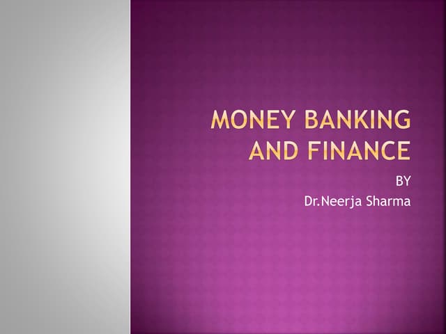 evolution of money | PPT