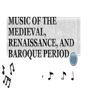 UNIT 1 MUSIC 9 RENAISSANCE L2.ppt MUSIC 9 | PPT