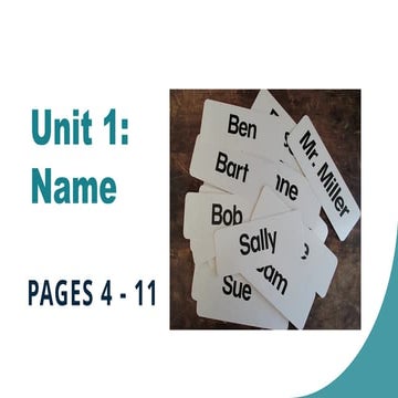Unit 1 Name.pptxFRWFEWRFEEWEREFWEFWEFEWFWEFE | PPT