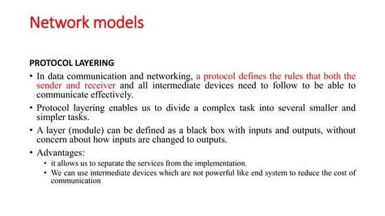 5 Protocol Layering Ppt