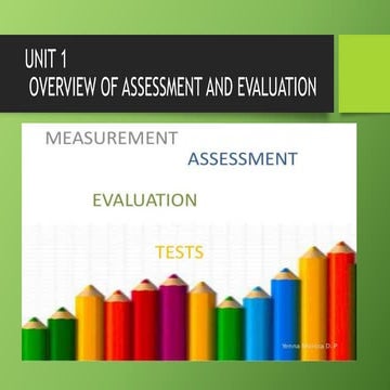 UNIT 1 OVERVIEW OF ASSESSMENT AND EVALUATION. final [Autoguardado].pptx