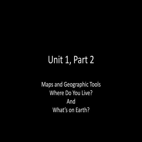 Unit 1, part 2 | PPT