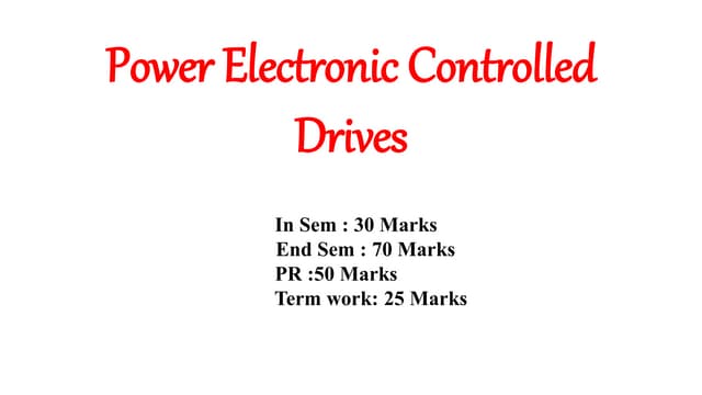 Closed Loop Control of DC Drives | PDF