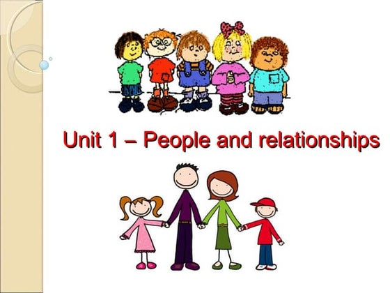 Relationships vocabulary | PPT